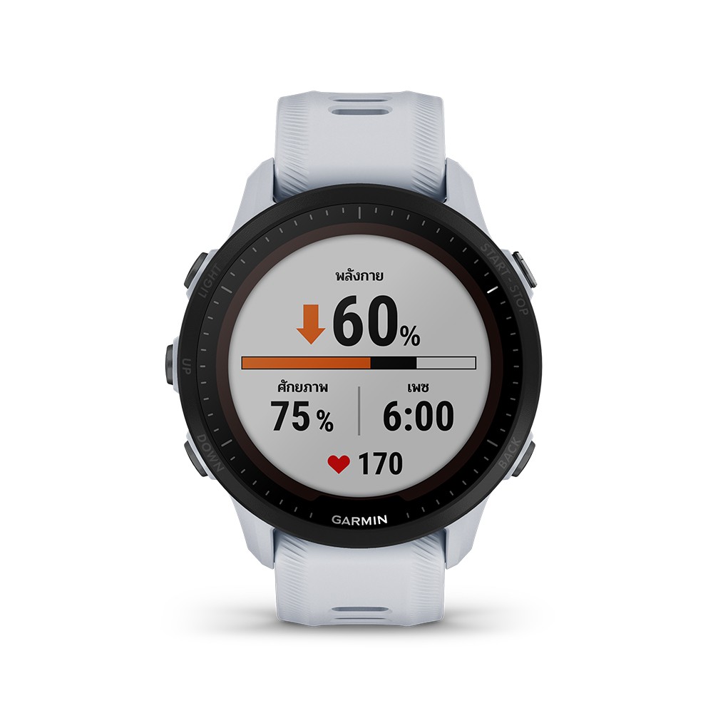 สมาร์ทวอทช์ Garmin Forerunner 955 Solar Whitestone (RB)