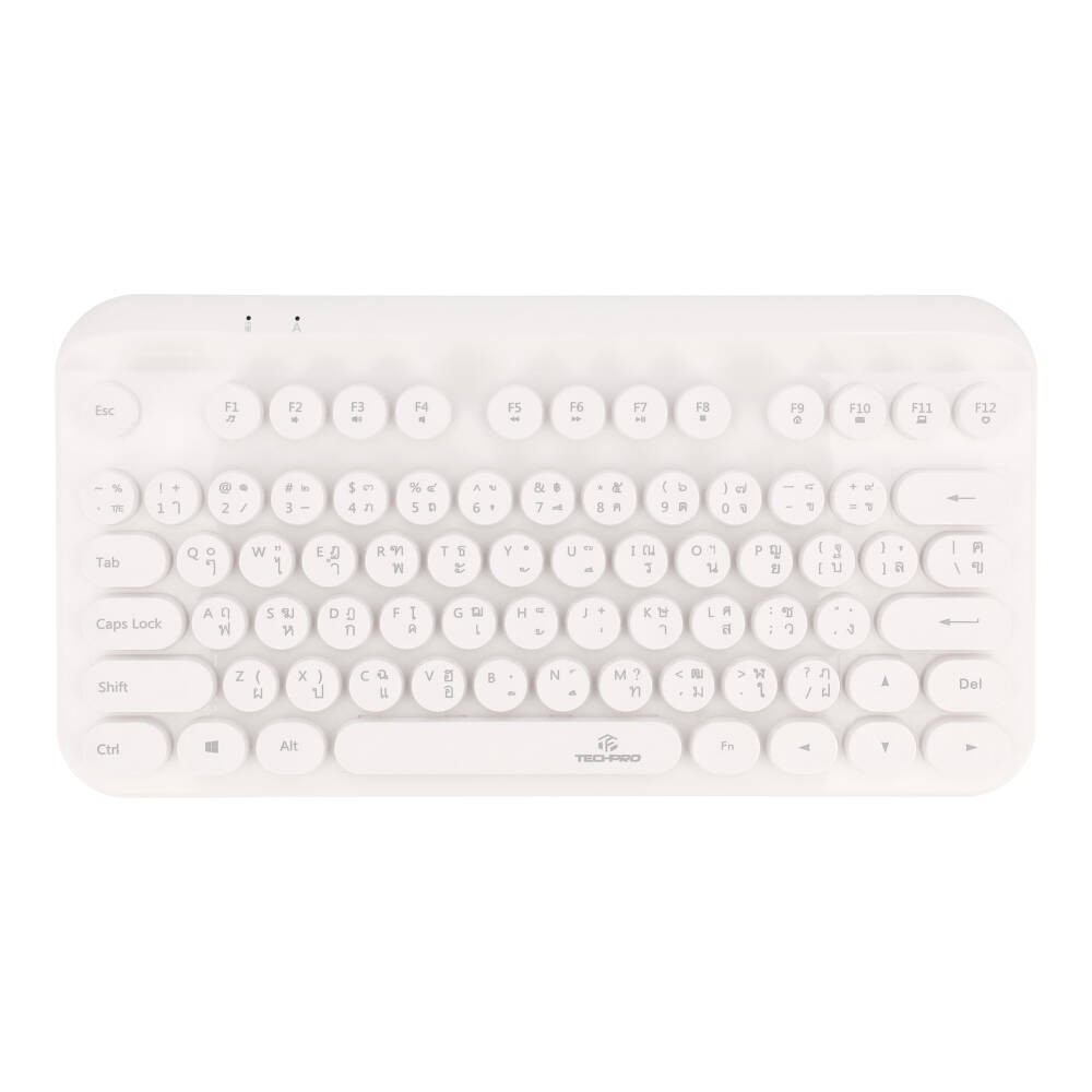 ชุดเมาส์และคีย์บอร์ด TECHPRO Wireless Dot Keyboard + Mouse Set (TH/EN ...