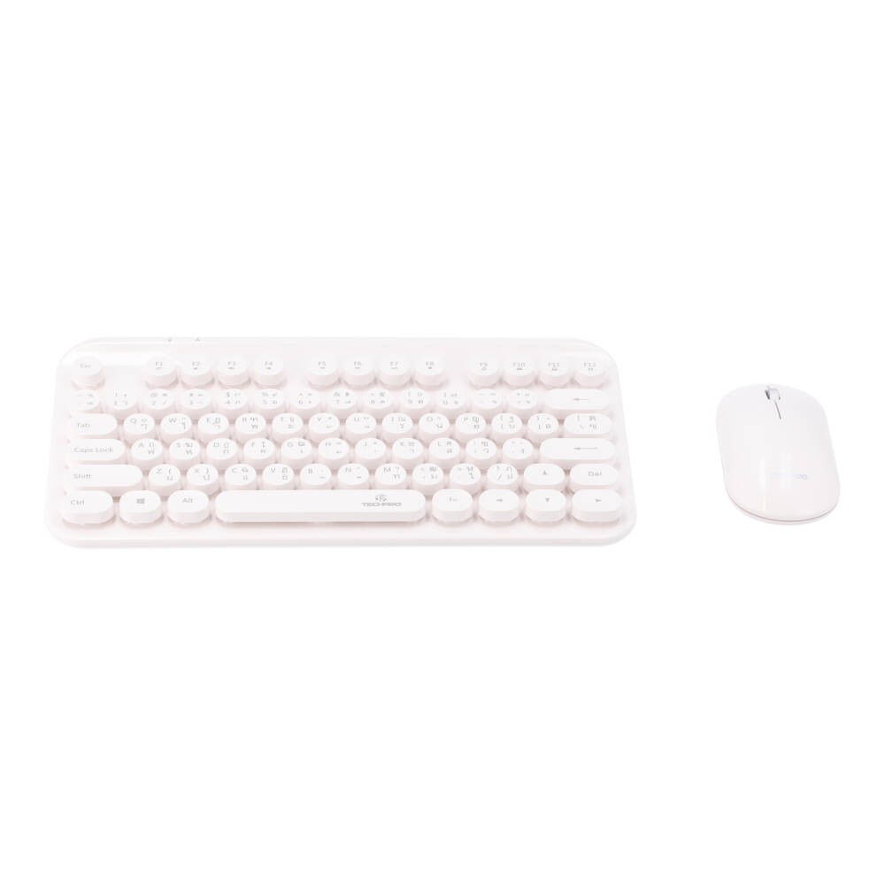 ชุดเมาส์และคีย์บอร์ด TECHPRO Wireless Dot Keyboard + Mouse Set (TH/EN ...