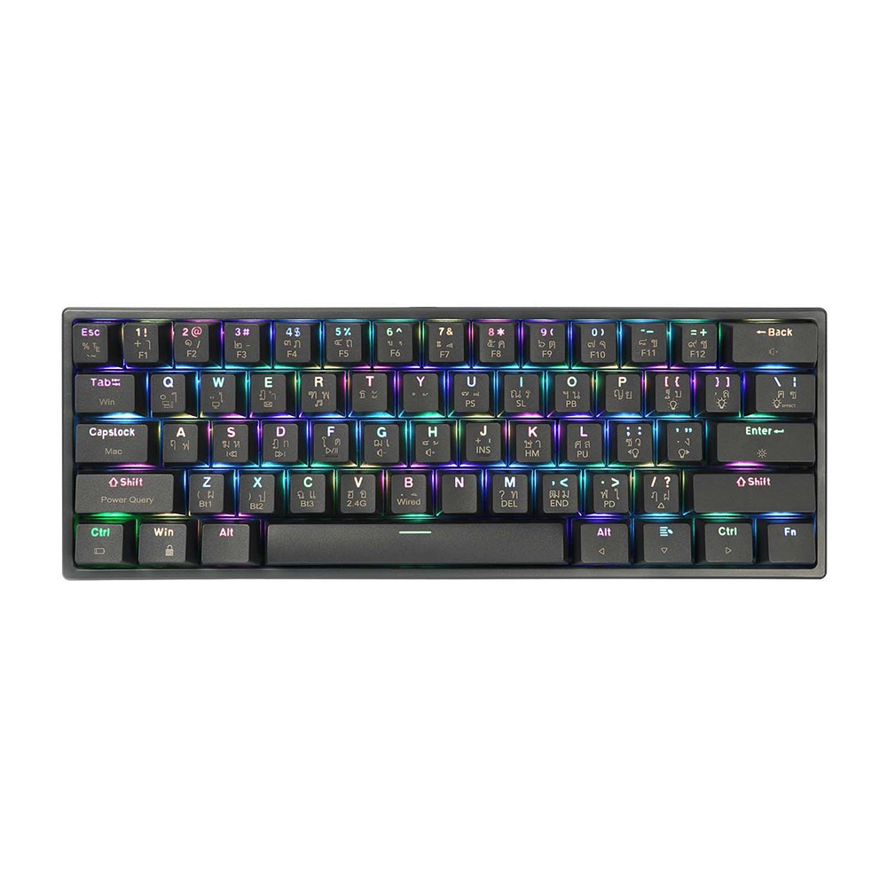 Tsunami Gaming Keyboard MK-61 Max Graphite Gray Red Switch