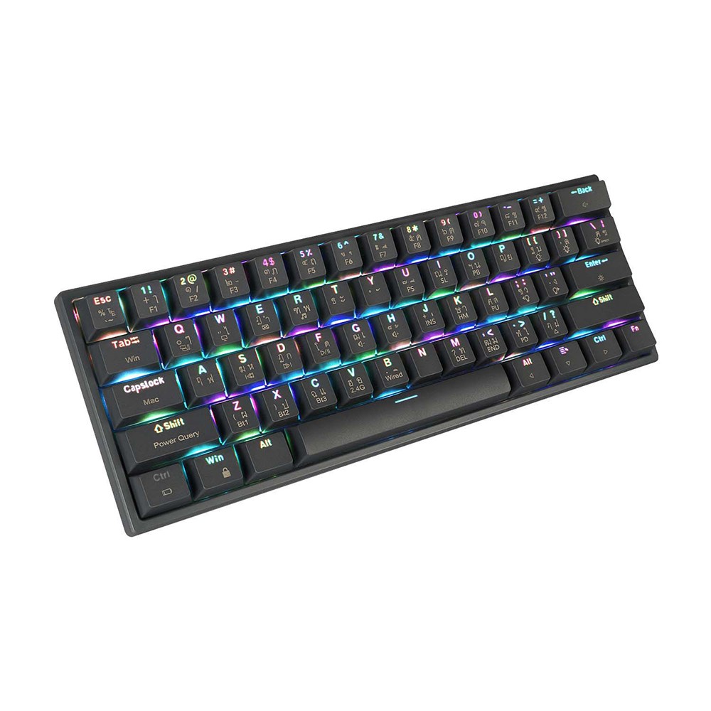 Tsunami Gaming Keyboard MK-61 Max Graphite Gray Red Switch