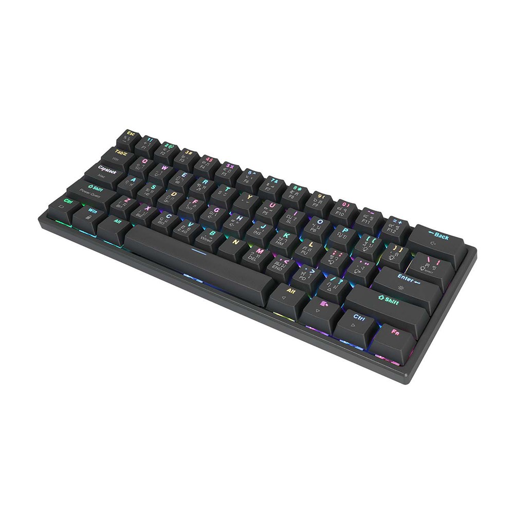Tsunami Gaming Keyboard MK-61 Max Graphite Gray Red Switch