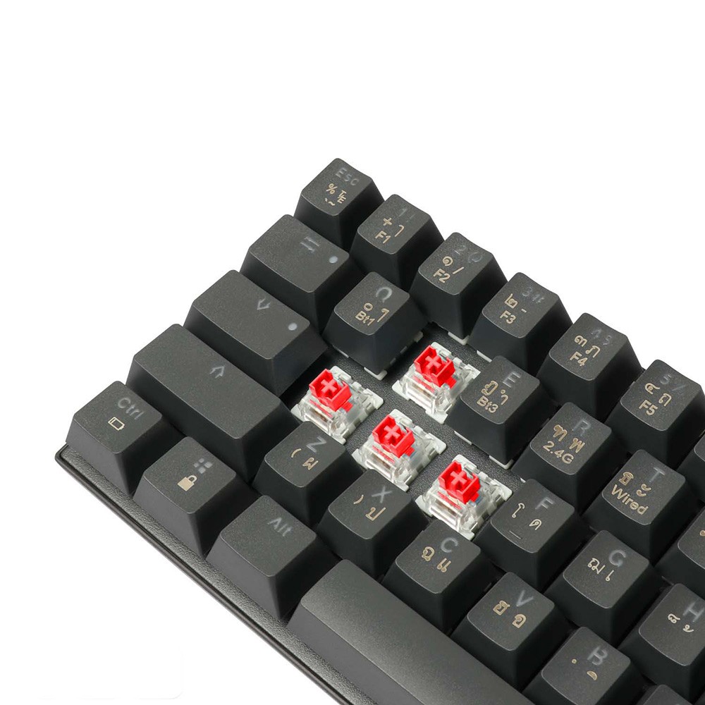 Tsunami Gaming Keyboard MK-61 Max Graphite Gray Red Switch