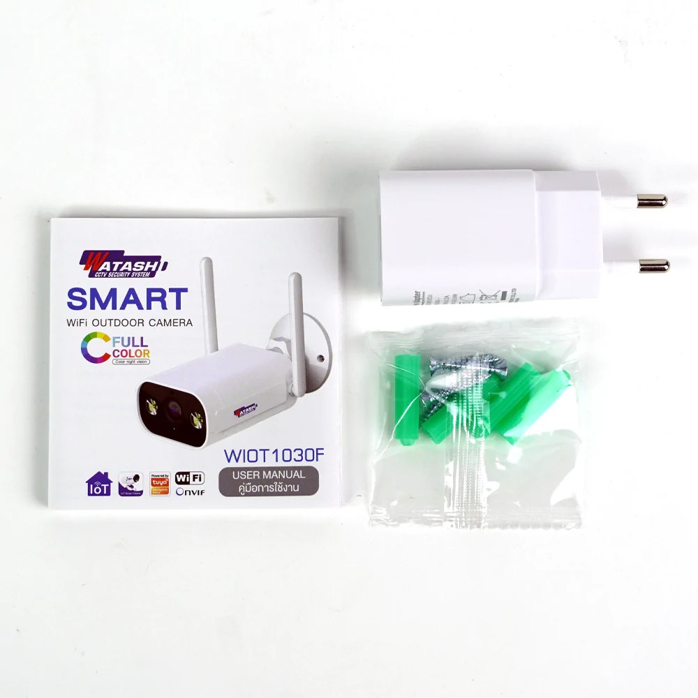 กล้องวงจรปิด WATASHI WIOT1030F CCTV 3MP Wi-Fi Camera