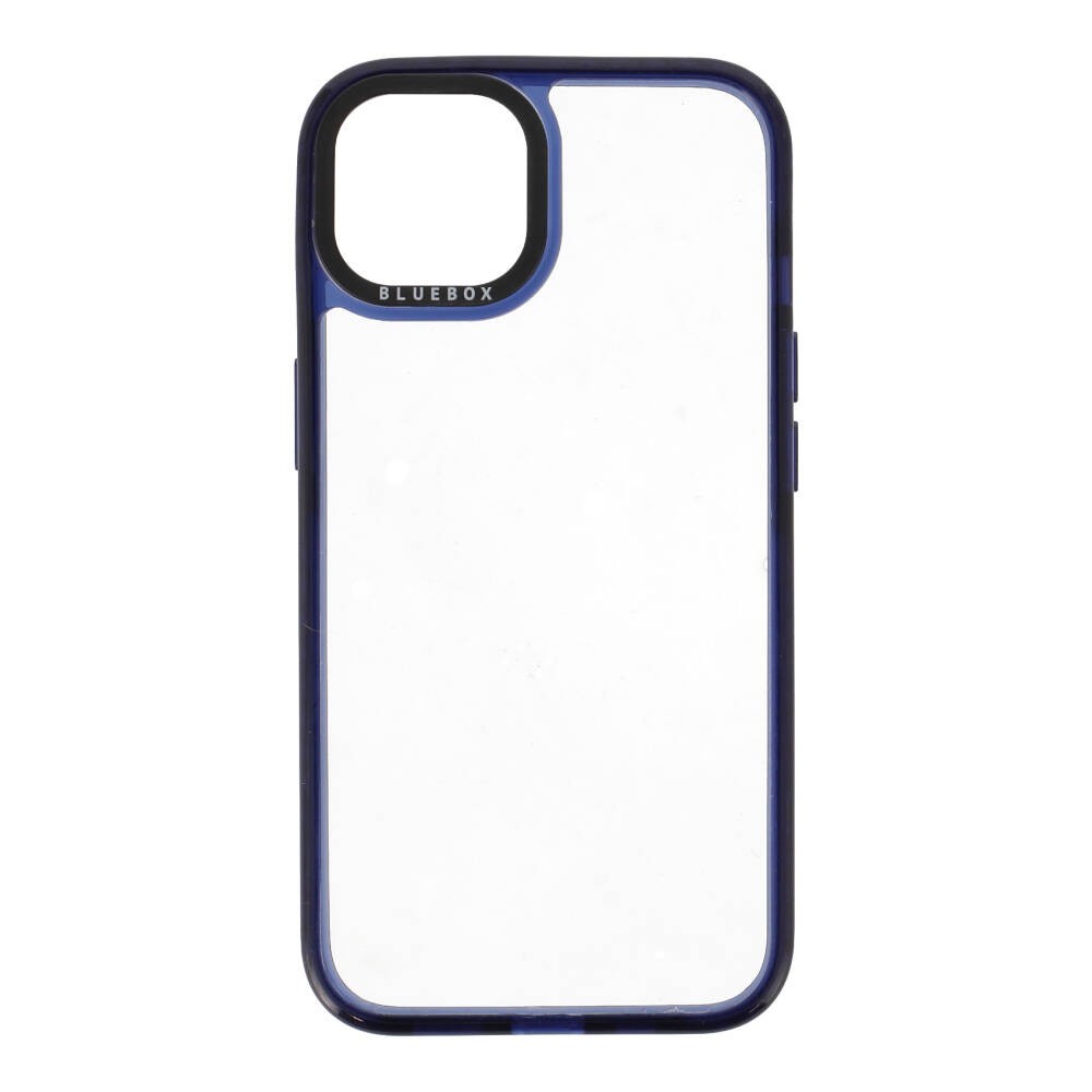 เคสไอโฟน Blue Box Casing for iPhone 13 Navy Shading with black camera frame
