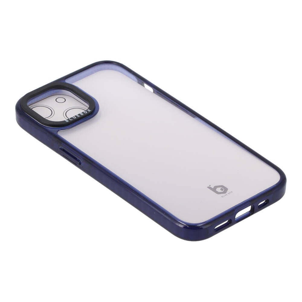 เคสไอโฟน Blue Box Casing for iPhone 13 Navy Shading with black camera frame