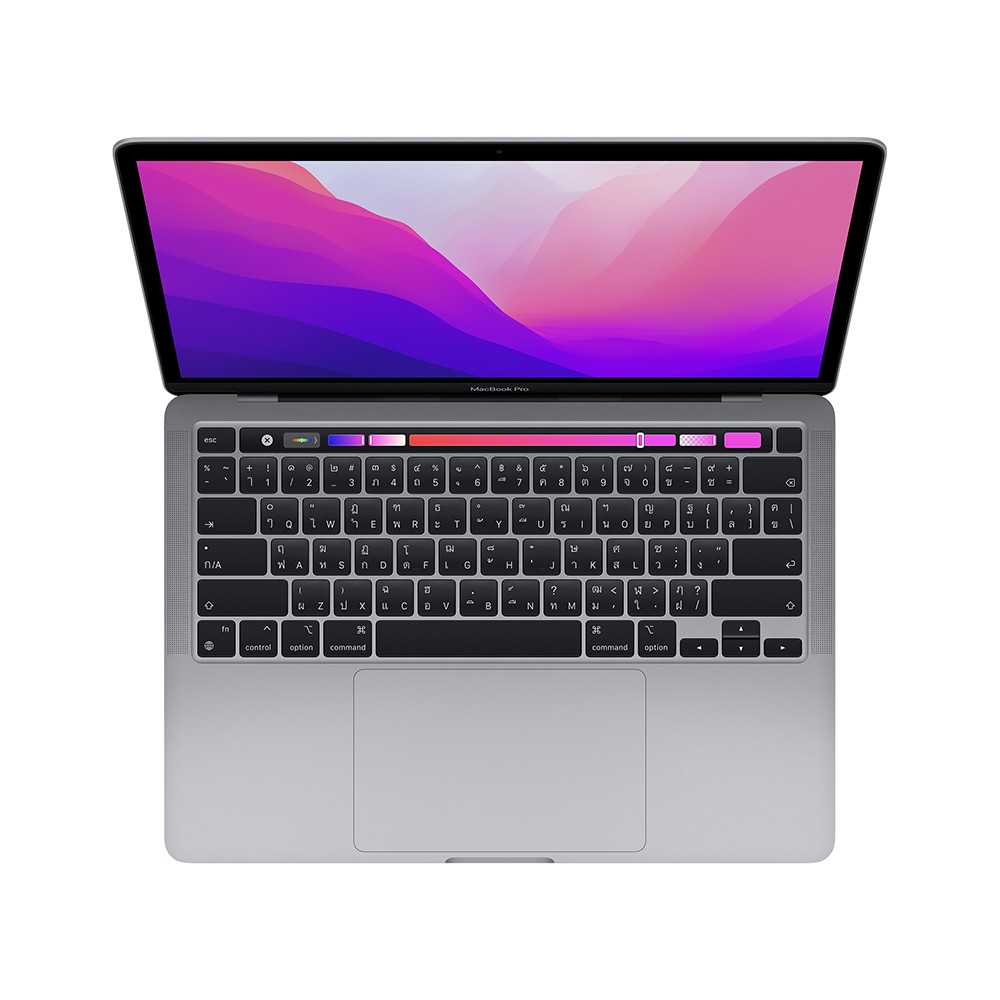 Apple MacBook Pro 13 : M2 chip 8C CPU/10C GPU/8GB/256GB - Space Gray 2022 (Eng-Keyboard)