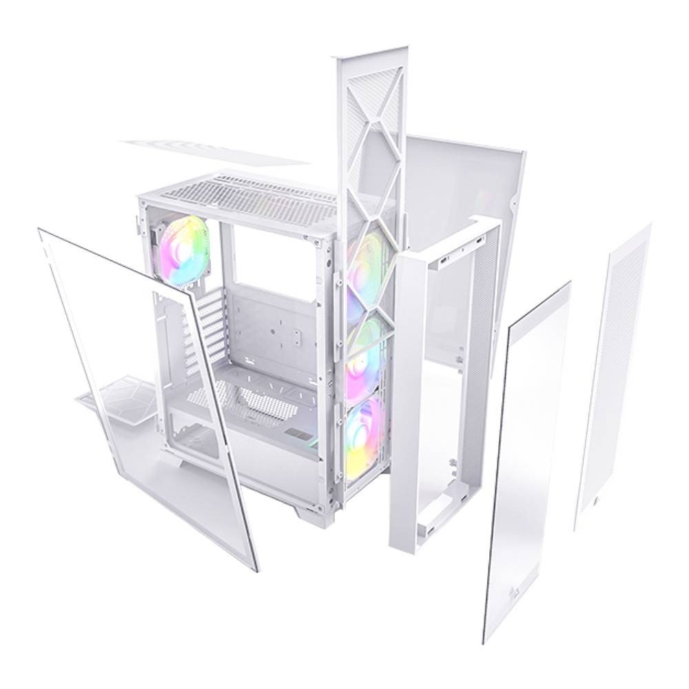 เคสคอมพิวเตอร์ Montech Computer Case AIR 1000 Premium White