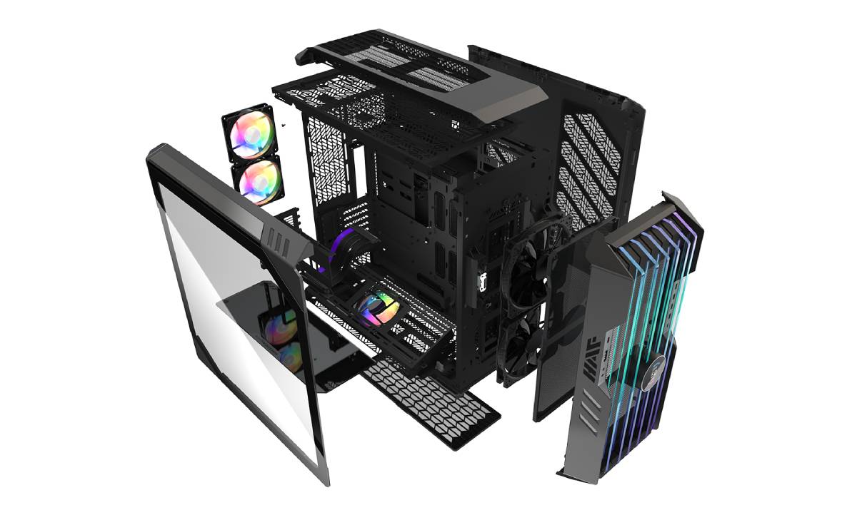 เคสคอมพิวเตอร์ Cooler Master Computer Case HAF 700 EVO Black