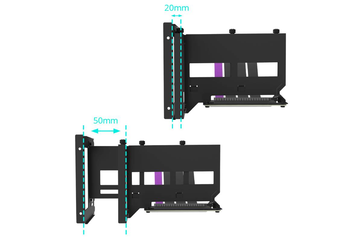 ขาค้ำการ์ดจอ Cooler Master Accessories Computer Case Universal Vertical ...