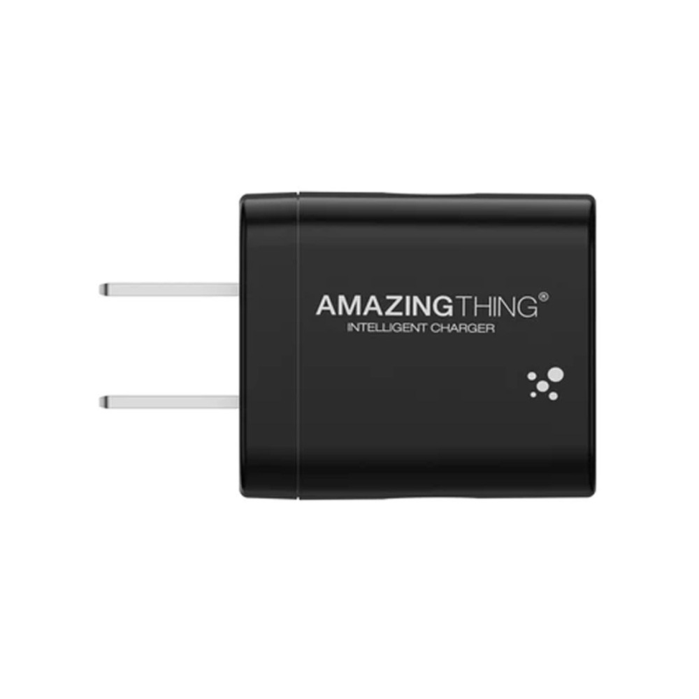 AMAZINGthing Wall USB Charger 1 USB-A (QC3.0A) / 1 USB-C (PD20W) Fast Charge Black (New)