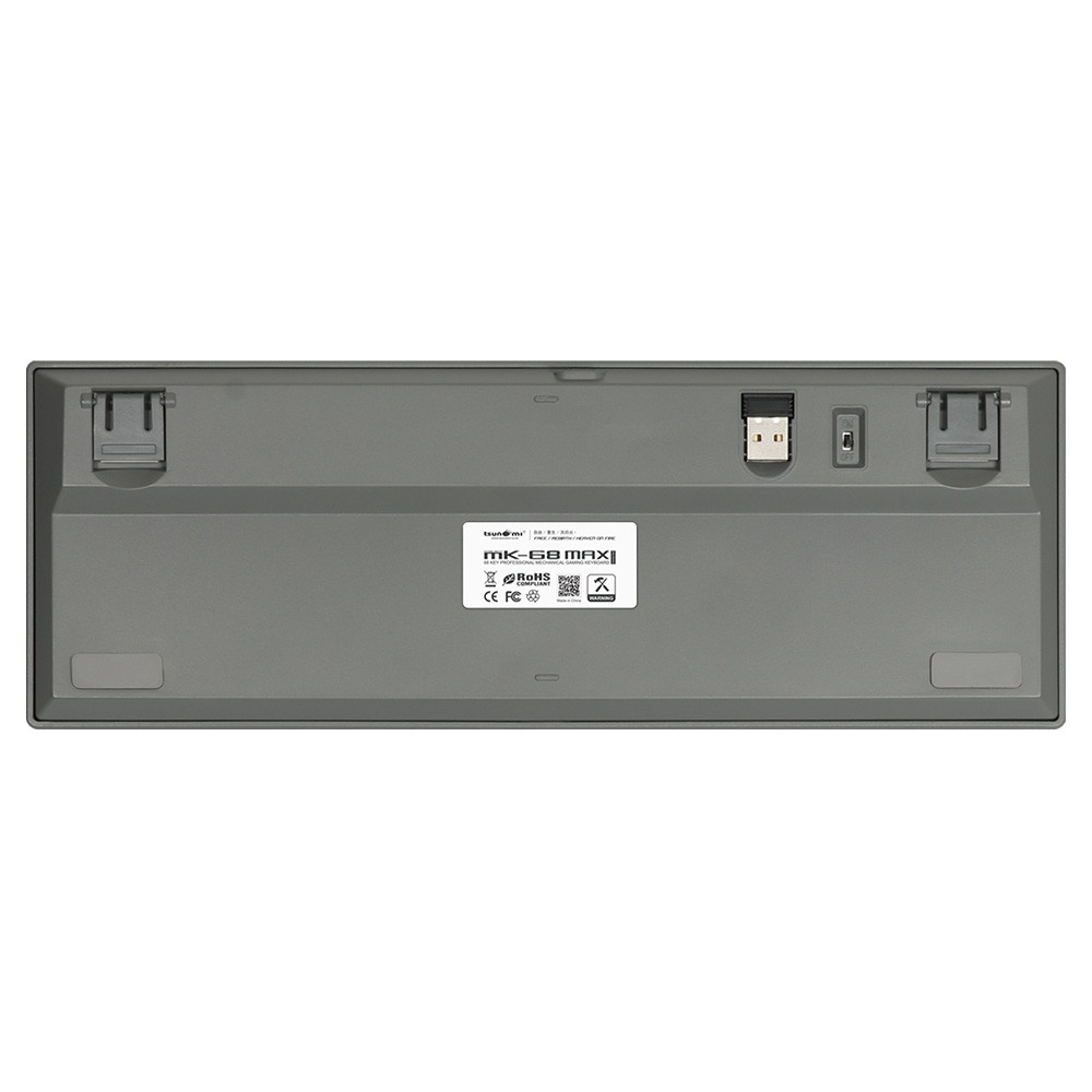 แป้นพิมพ์เกมมิ่ง Tsunami Gaming Keyboard MK-68 Max (Red Switch) สี ...