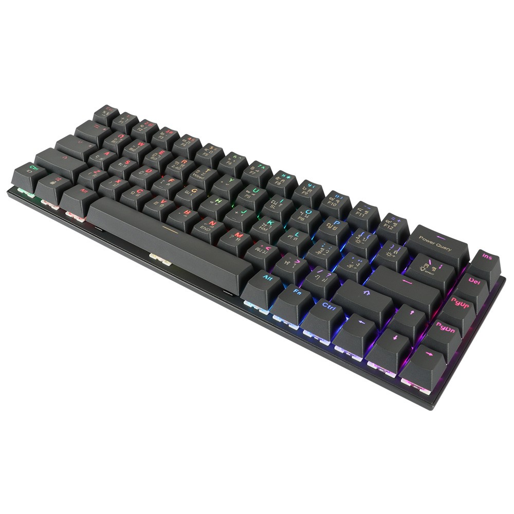 แป้นพิมพ์เกมมิ่ง Tsunami Gaming Keyboard MK-68 Max (Red Switch) สี ...