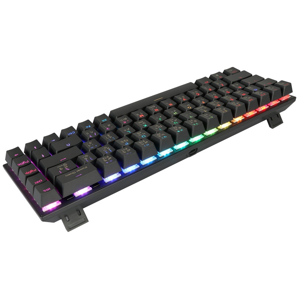 แป้นพิมพ์เกมมิ่ง Tsunami Gaming Keyboard MK-68 Max (Red Switch) สี ...