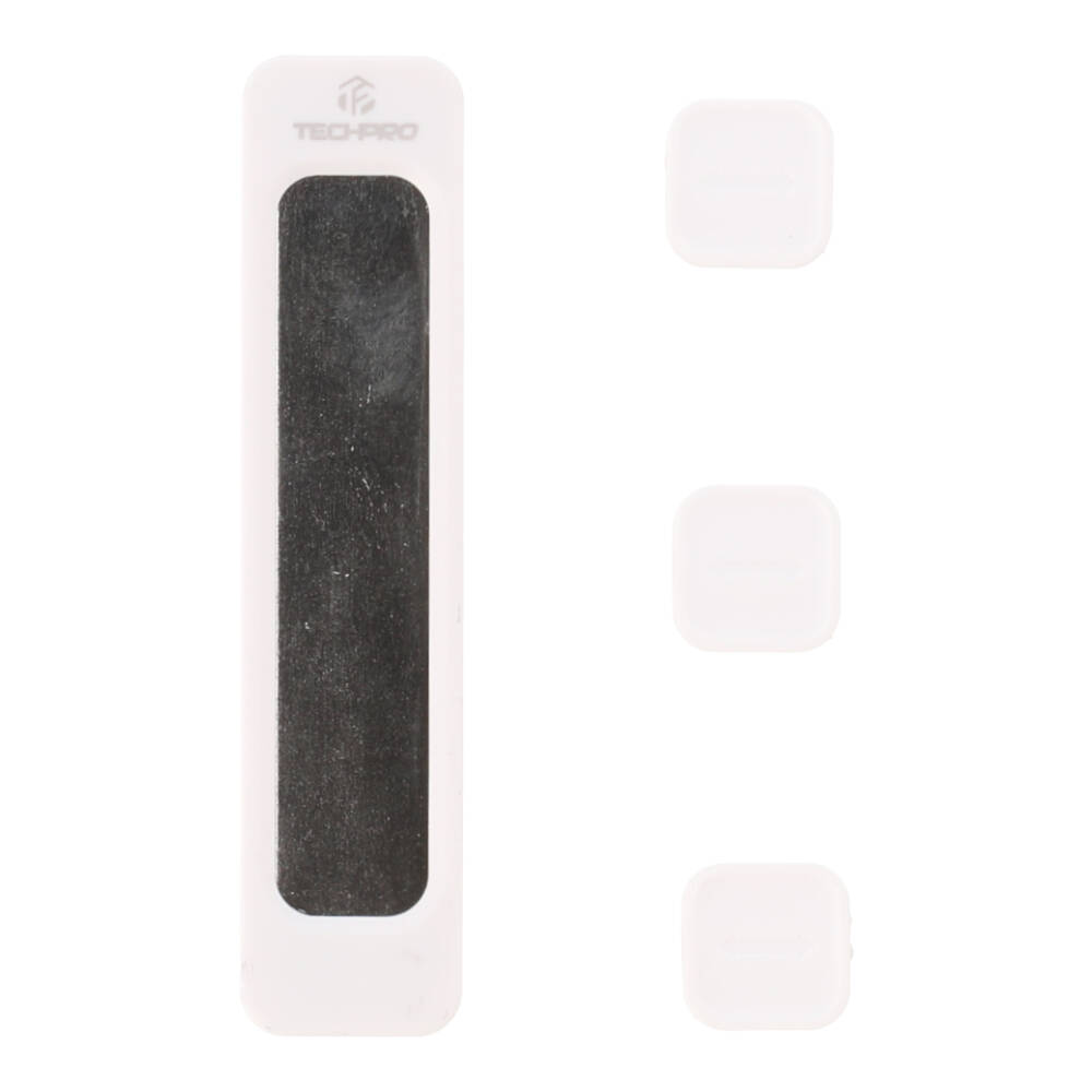 TECHPRO Magnetic Cable Management - White