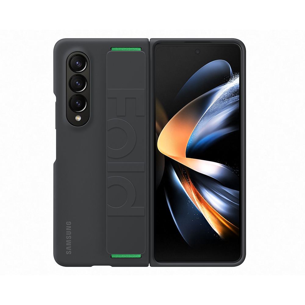เคส Samsung Galaxy Z Fold4 Silicone Grip Cover Black