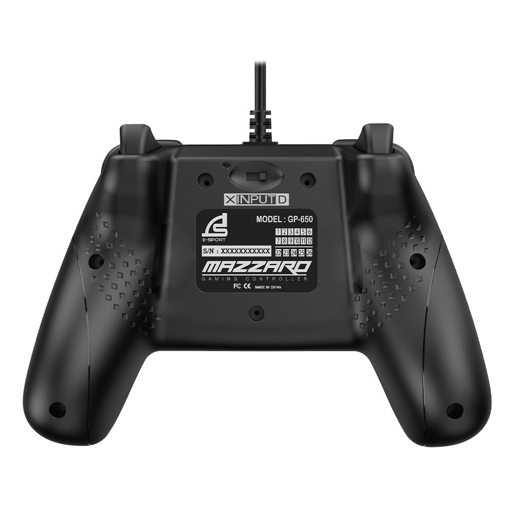 คอนโทรลเลอร์ Signo Gaming Controller Mazzaro GP-650 Black