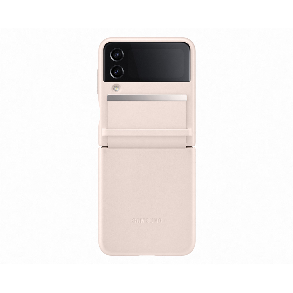 เคส Samsung Galaxy Z Flip4 Flap Leather Cove Peach