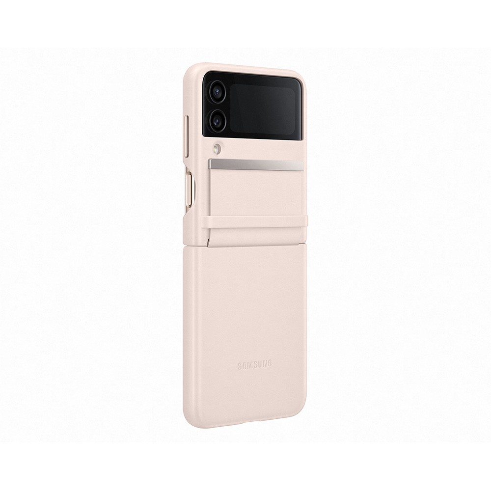เคส Samsung Galaxy Z Flip4 Flap Leather Cove Peach