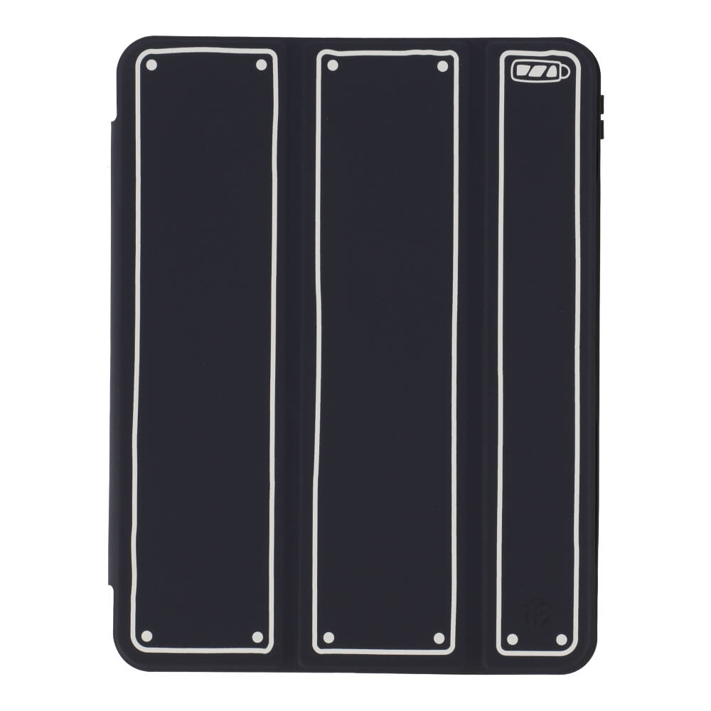 TECHPRO Painting Line iPad Air 10.9 inch (Gen 4, 5) 2022 Navy/Transparent