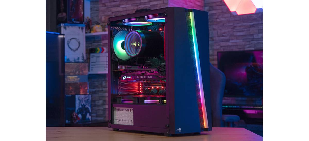 เคสคอมพิวเตอร์ AeroCool Computer Case Blade-G-BK-v1