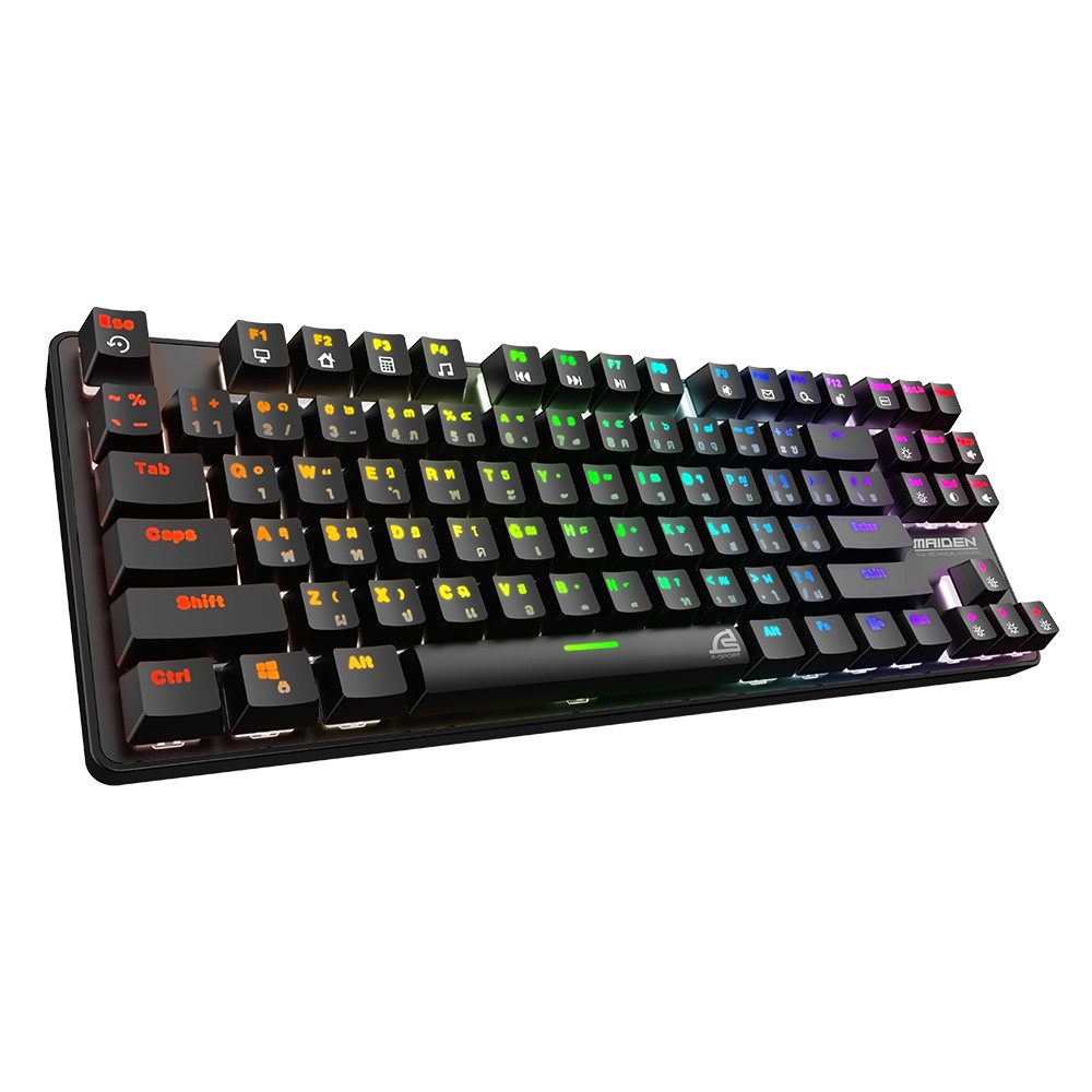 คีย์บอร์ดเกมมิ่ง Signo Gaming Keyboard Maiden KB-761 TKL Mechanical ...