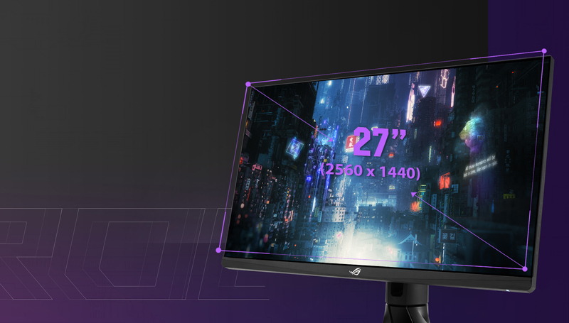 จอมอนิเตอร์ ASUS MONITOR ROG Strix XG27AQM (IPS 2K 0.5MS 270Hz G-SYNC)