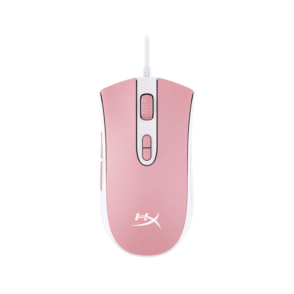 เมาส์เกมมิ่ง Hyper X Gaming Mouse Pulsefire Core RGB White/Pink