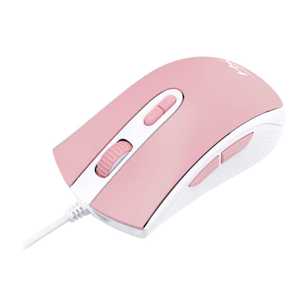 เมาส์เกมมิ่ง Hyper X Gaming Mouse Pulsefire Core RGB White/Pink