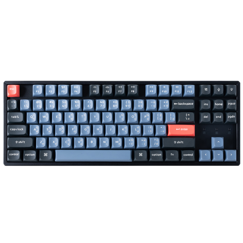 คีย์บอร์ดเกมมิ่ง Keychron Gaming Keyboard K8 Pro Swappable RGB Backlight Aluminum Brown Switch ...