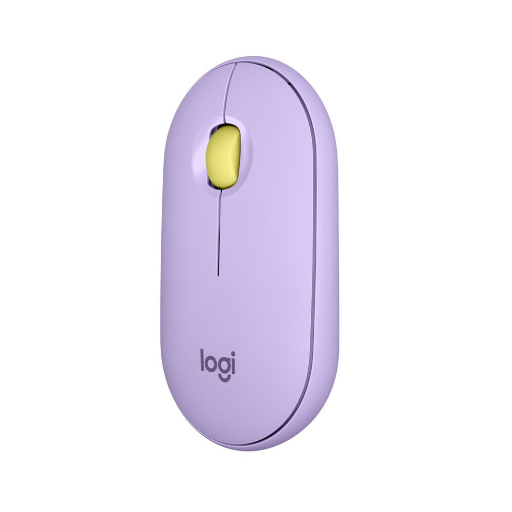 เมาส์ไร้สาย Logitech Bluetooth M350 Pebble Lavender