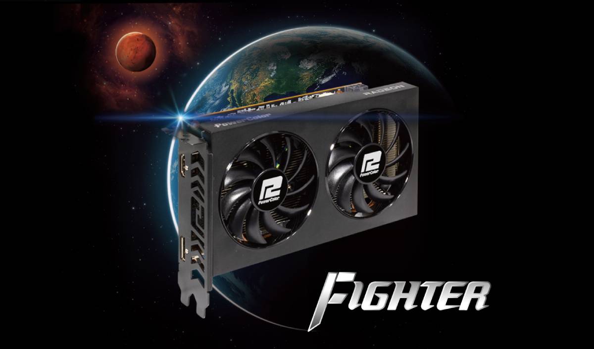 การ์ดจอ POWER COLOR Fighter AMD Radeon RX 6500 XT 4GB GDDR6 64-bit