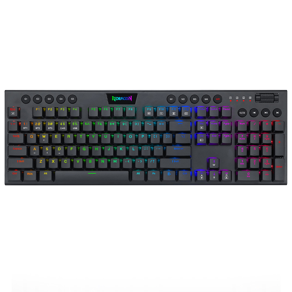 คีย์บอร์ดเกมมิ่ง Redragon Gaming Keyboard Horus K618