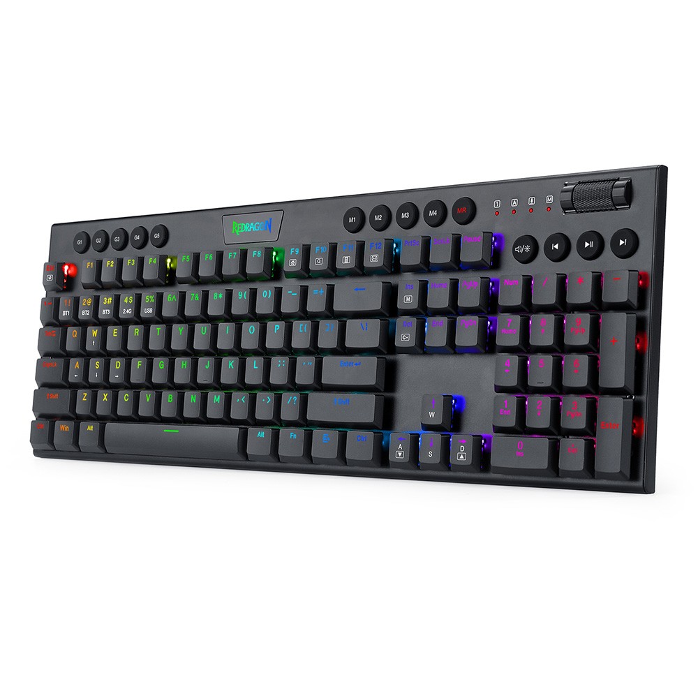 คีย์บอร์ดเกมมิ่ง Redragon Gaming Keyboard Horus K618
