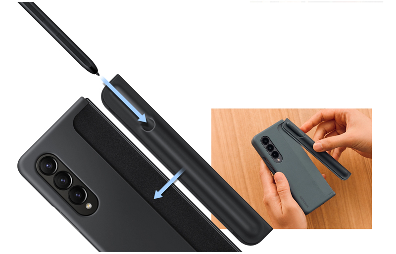 เคส Samsung Galaxy Z Fold4 Standing Cover with Pen Green