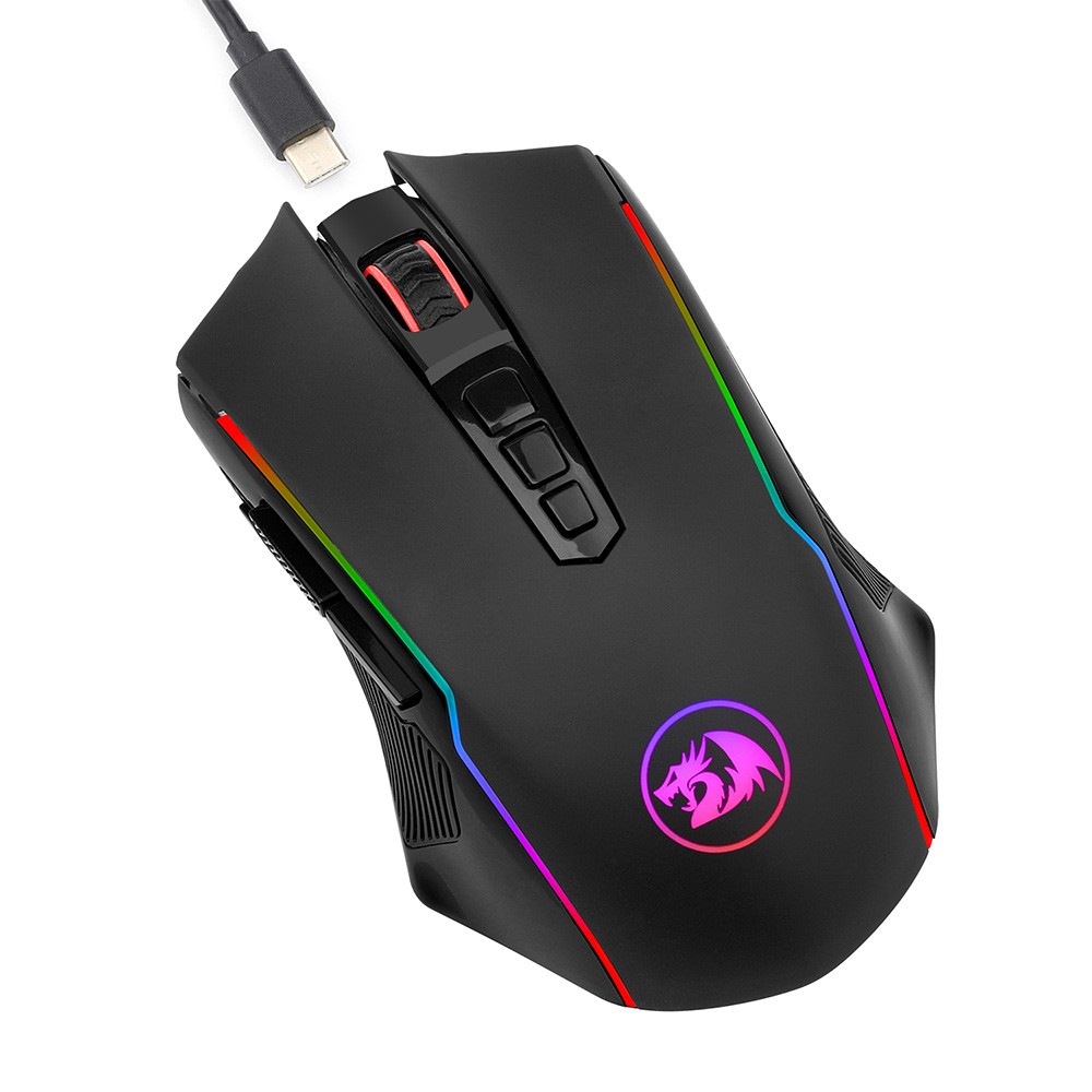 เมาส์เกมมิ่ง Redragon Gaming Mouse Ranger Lite M910KS Black