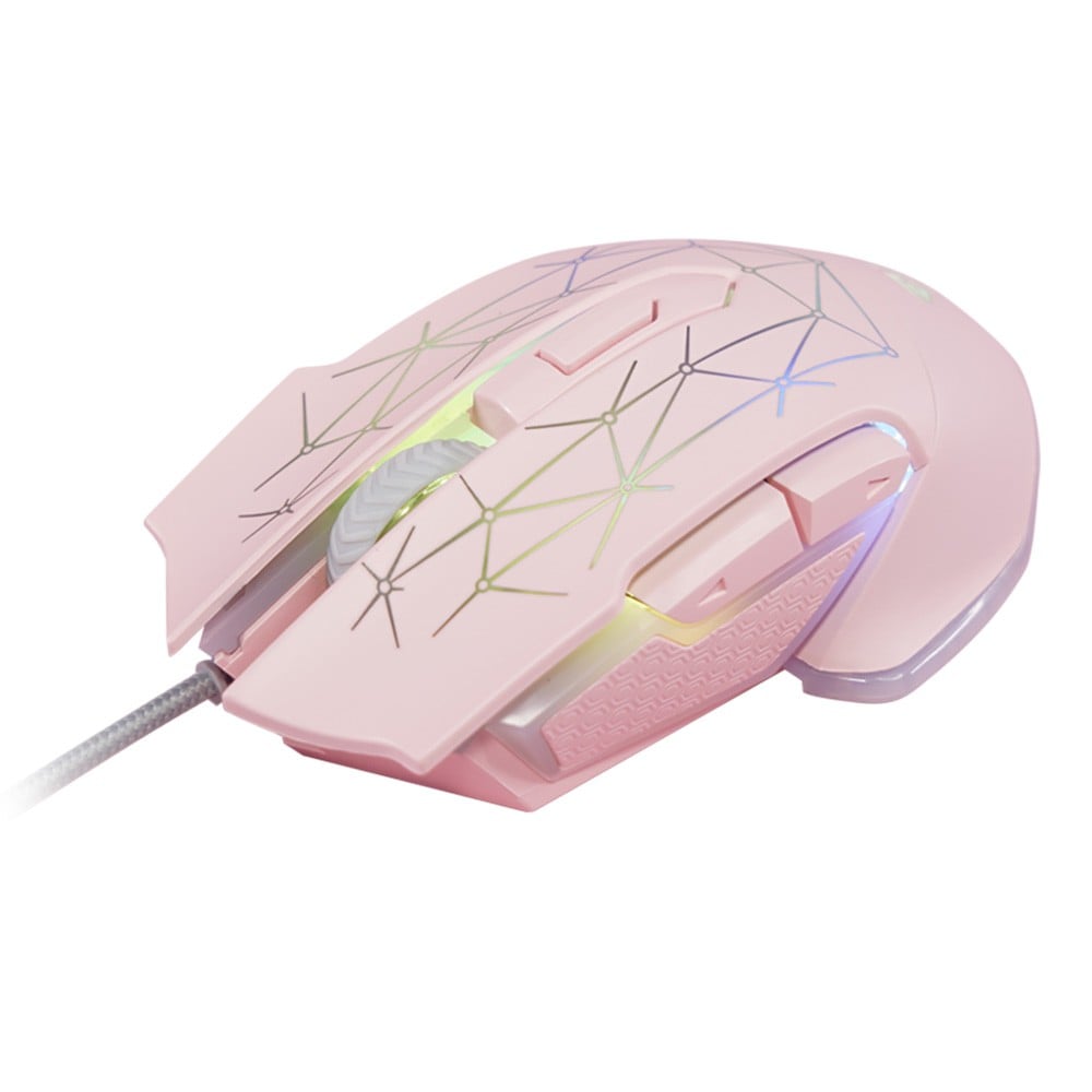 เมาส์เกมมิ่ง Fantech Gaming Mouse X7S-RGB Pink