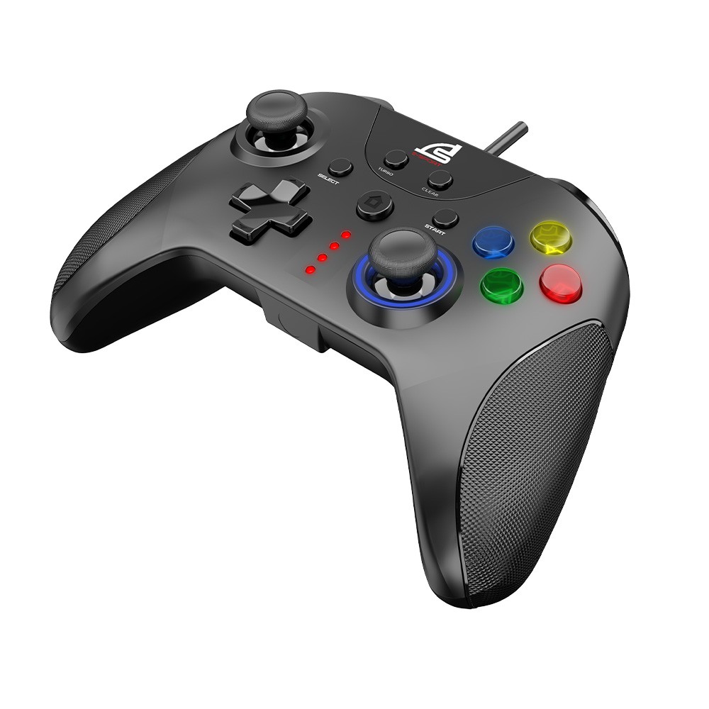 คอนโทรลเลอร์ Signo Gaming Controller Exceler GP-660 Black