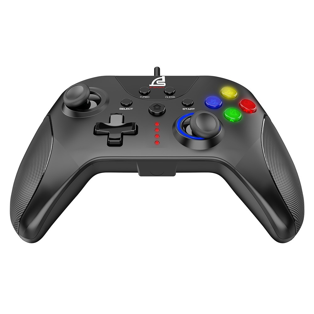คอนโทรลเลอร์ Signo Gaming Controller Exceler GP-660 Black