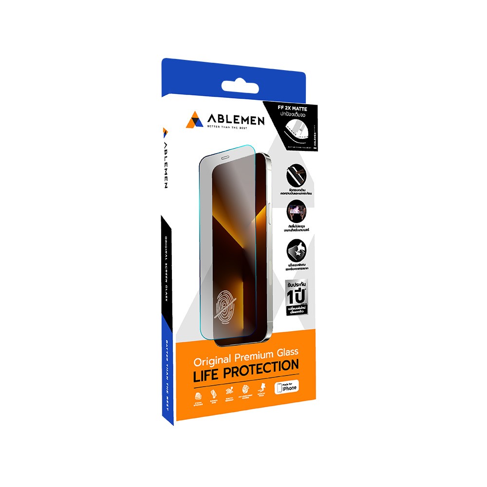 Ablemen ฟิล์ม Termpered Glass 2X MT iPhone 14 Pro Max