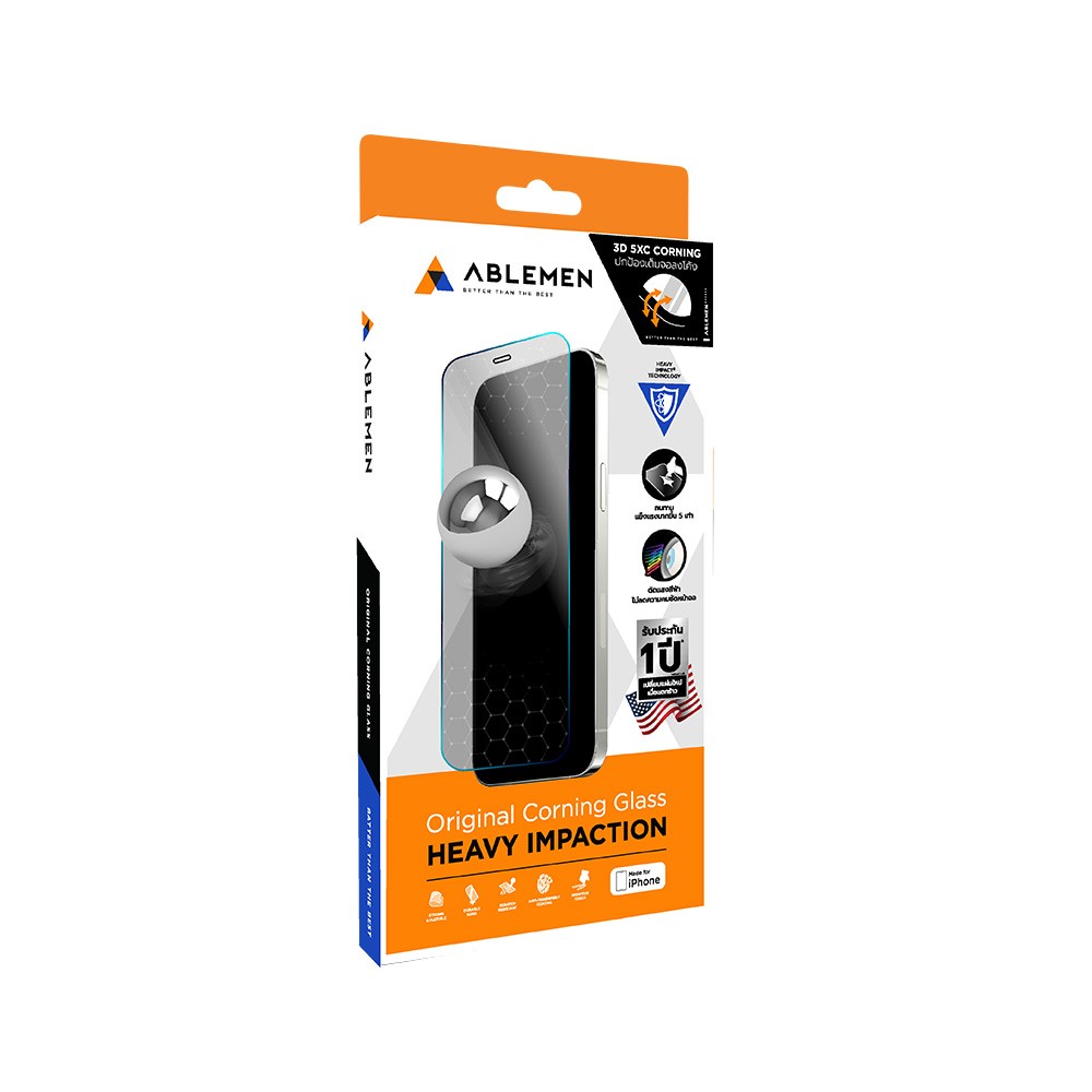 Ablemen ฟิล์ม Termpered Glass BLC iPhone 14 Pro 3D 5XC