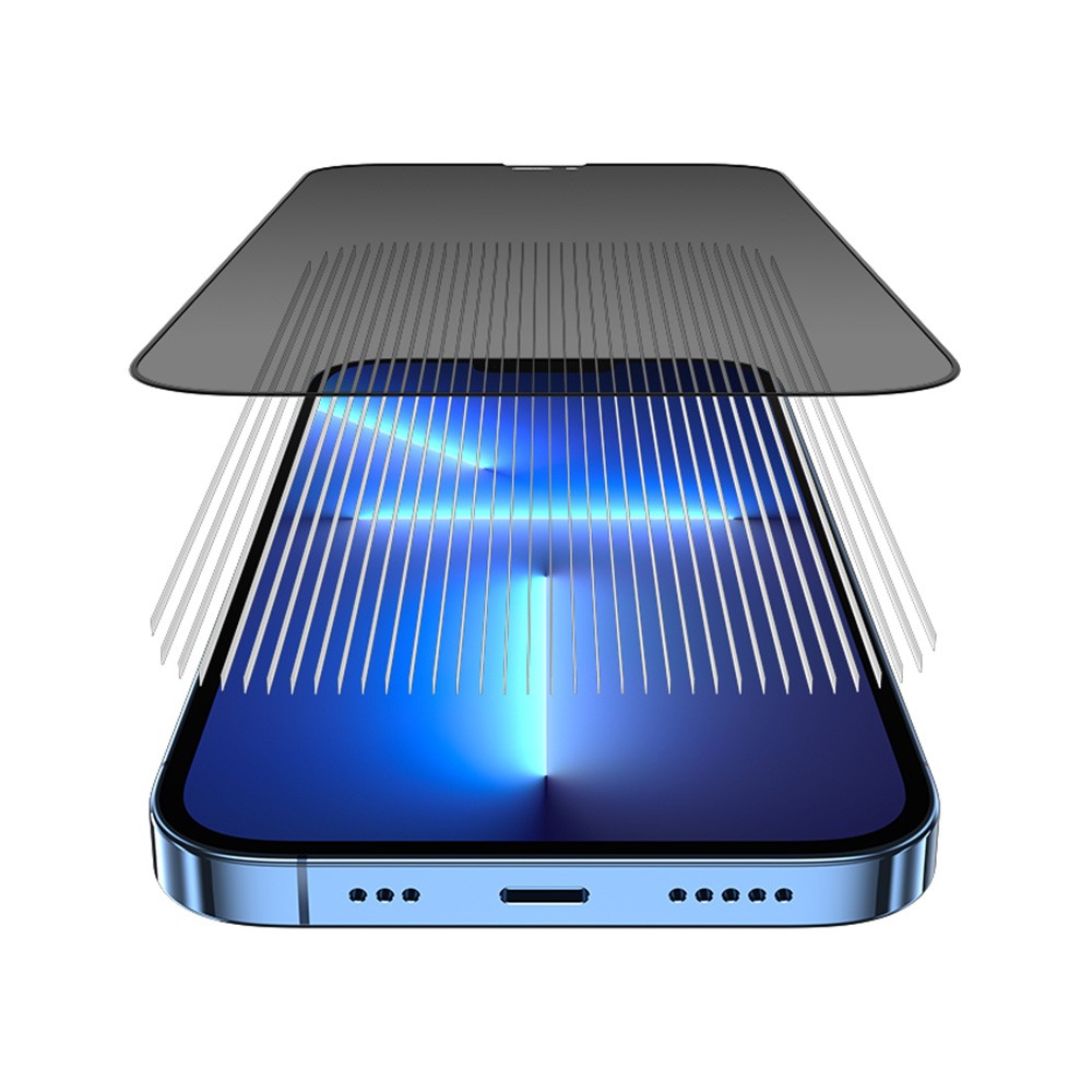 AMAZINGthing ฟิล์ม Tempered Glass iPhone 14 (6.1 inch) 2.75D Privacy ...