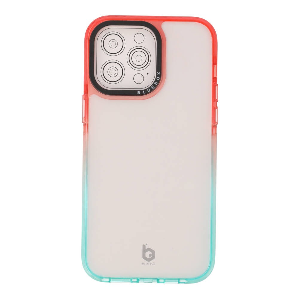 Blue Box เคส iPhone 14 Pro Max Blue/Orange Shading with black camera frame