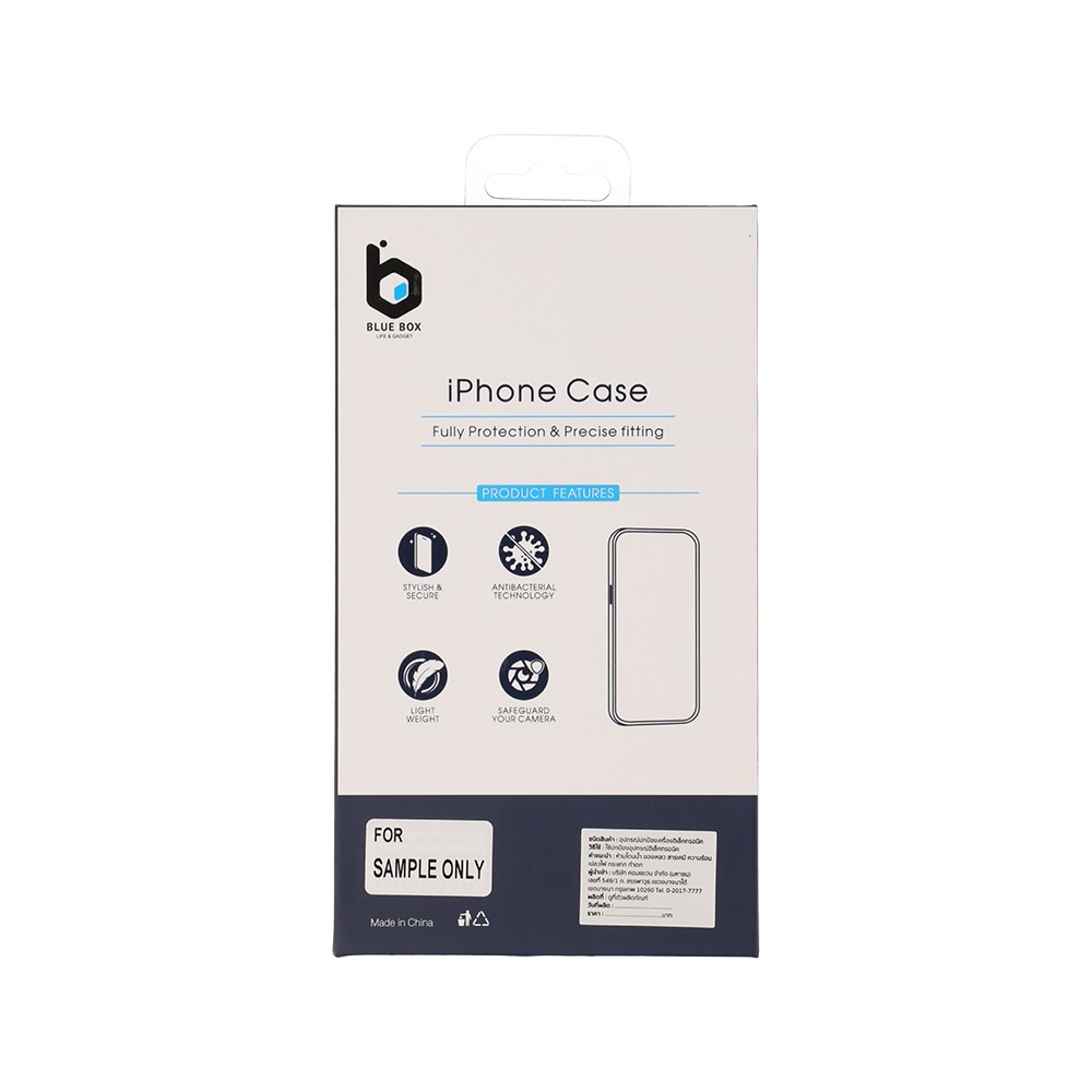 Blue Box เคส iPhone 14 Pro Plus Matted Black Bumper