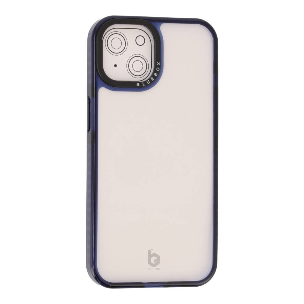 เคสไอโฟน Blue Box เคส iPhone 14 Navy Shading with black camera frame