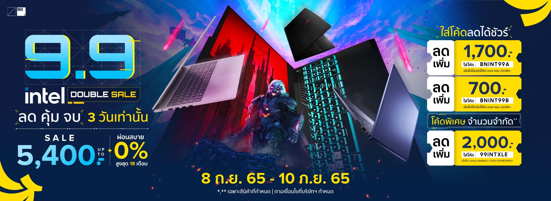 9.9 intel Double Sale