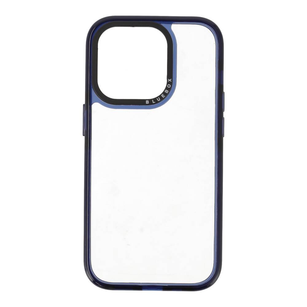 Blue Box เคส iPhone 14 Pro Navy Shading with black camera frame