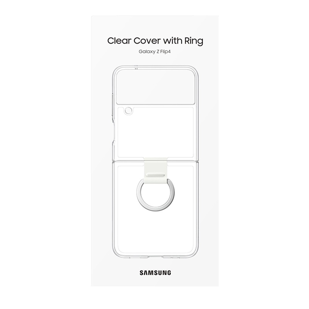 เคส Samsung Clear cover with ring Flip4 5G Google edition
