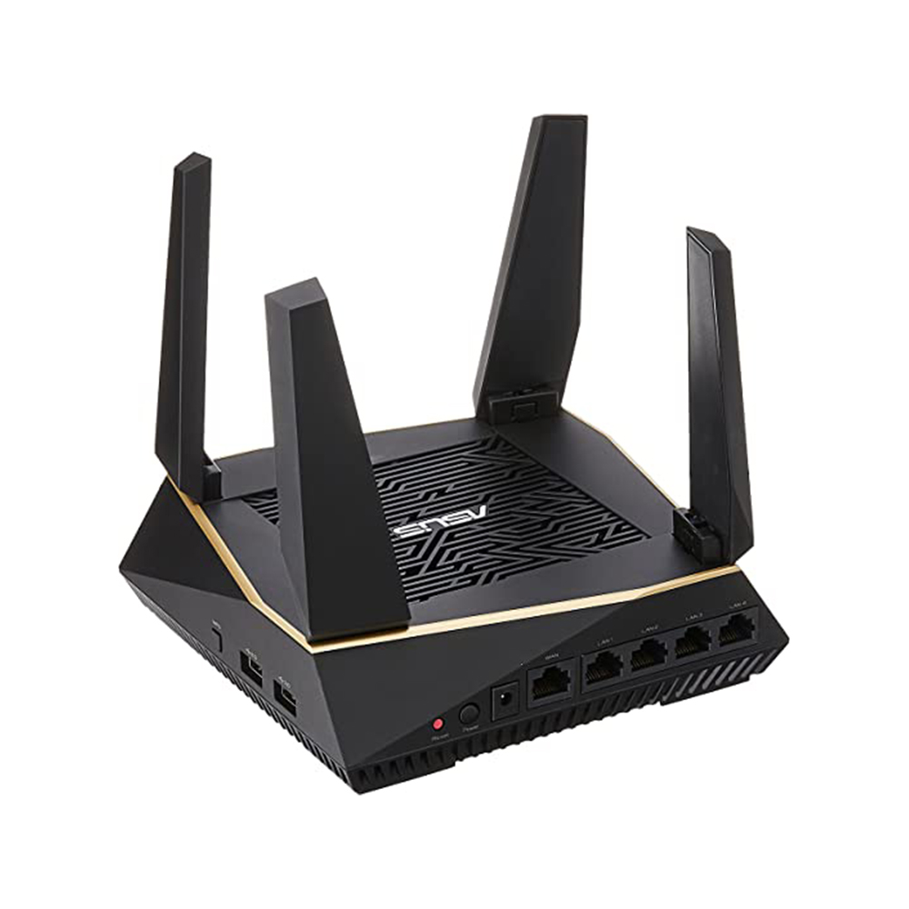 เราเตอร์อินเทอร์เน็ต Asus Network RT-AX92U AX6100 Tri-Band WiFi 6 (802 ...