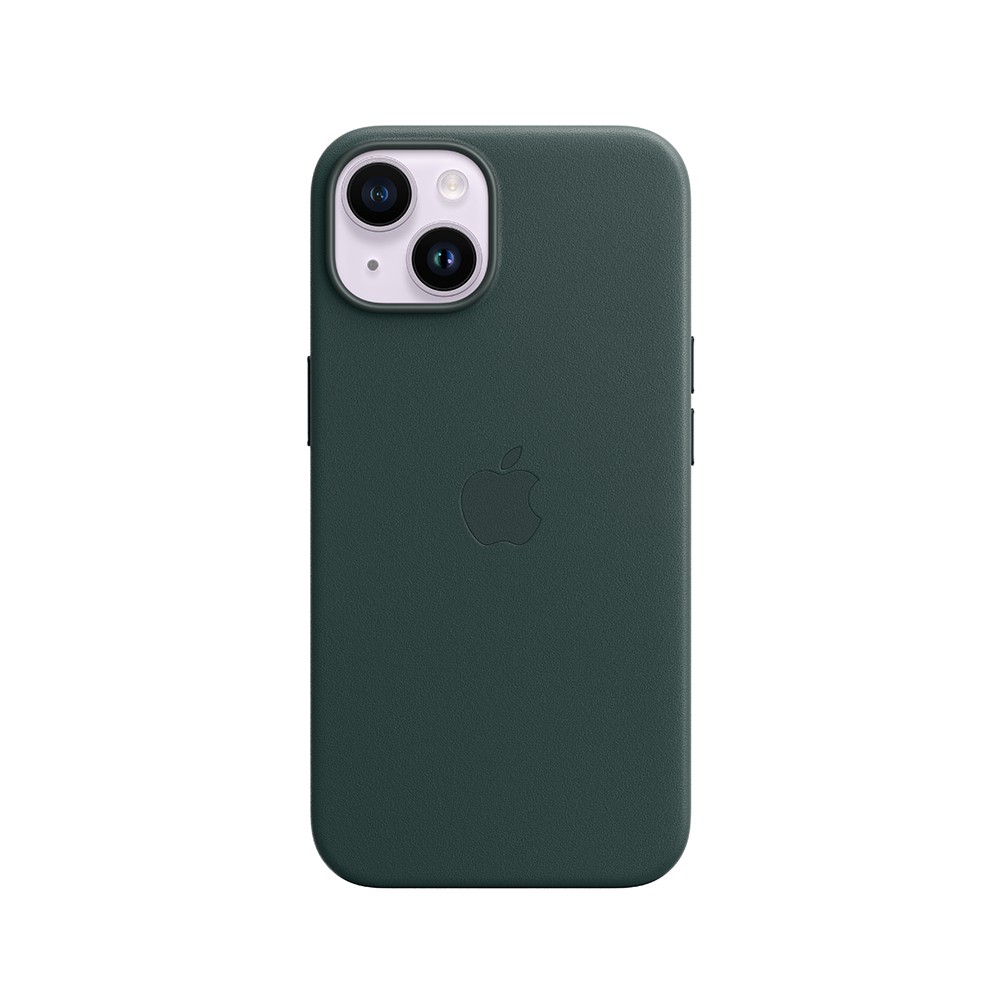 เคส Apple iPhone 14 Leather Case with MagSafe - Forest Green